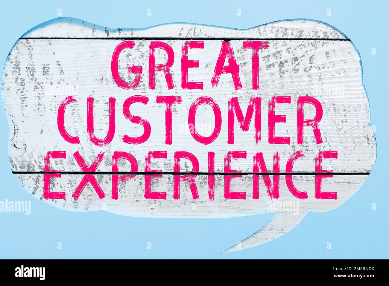 Sign displaying Great Customer Experience. Business concept responding ...