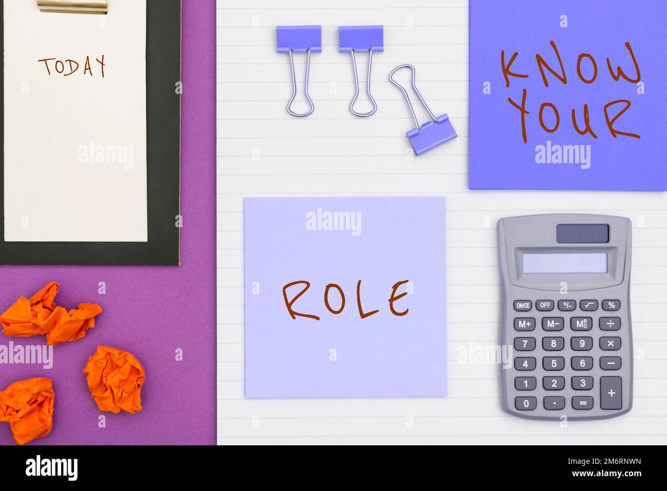 Conceptual display Know Your Role. Business showcase Be clear of one ...