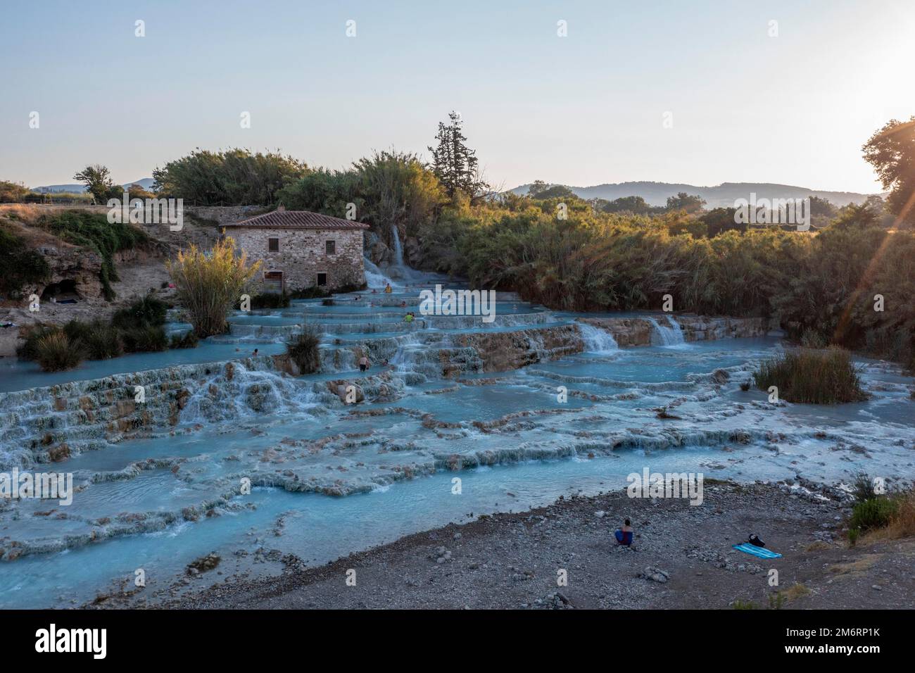 Terme di Saturnia, Cascate del Molino, waterfall, thermal spring ...