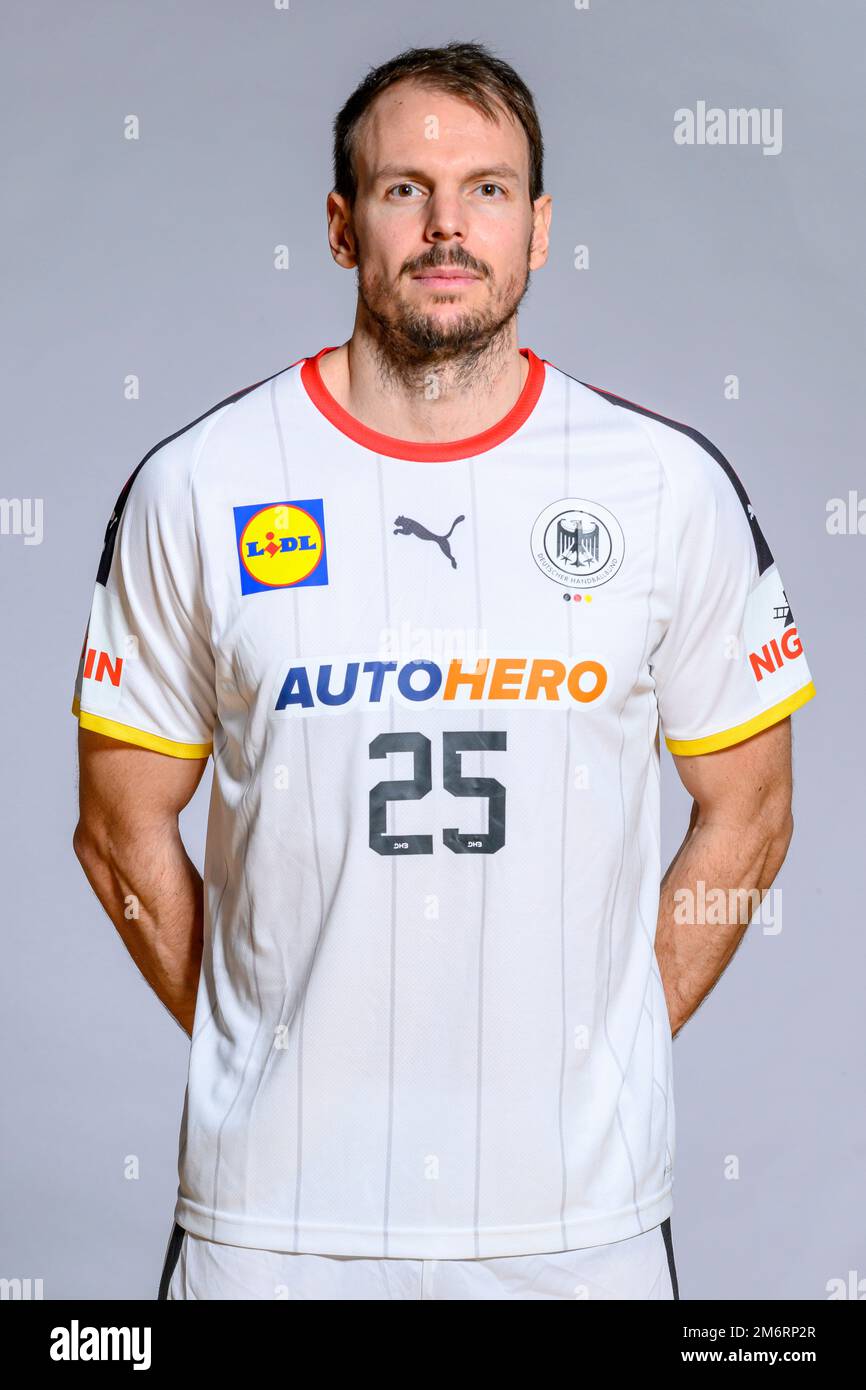 Vinnhorst, Germany. 03rd Jan, 2023. Handball, national team, photo ...