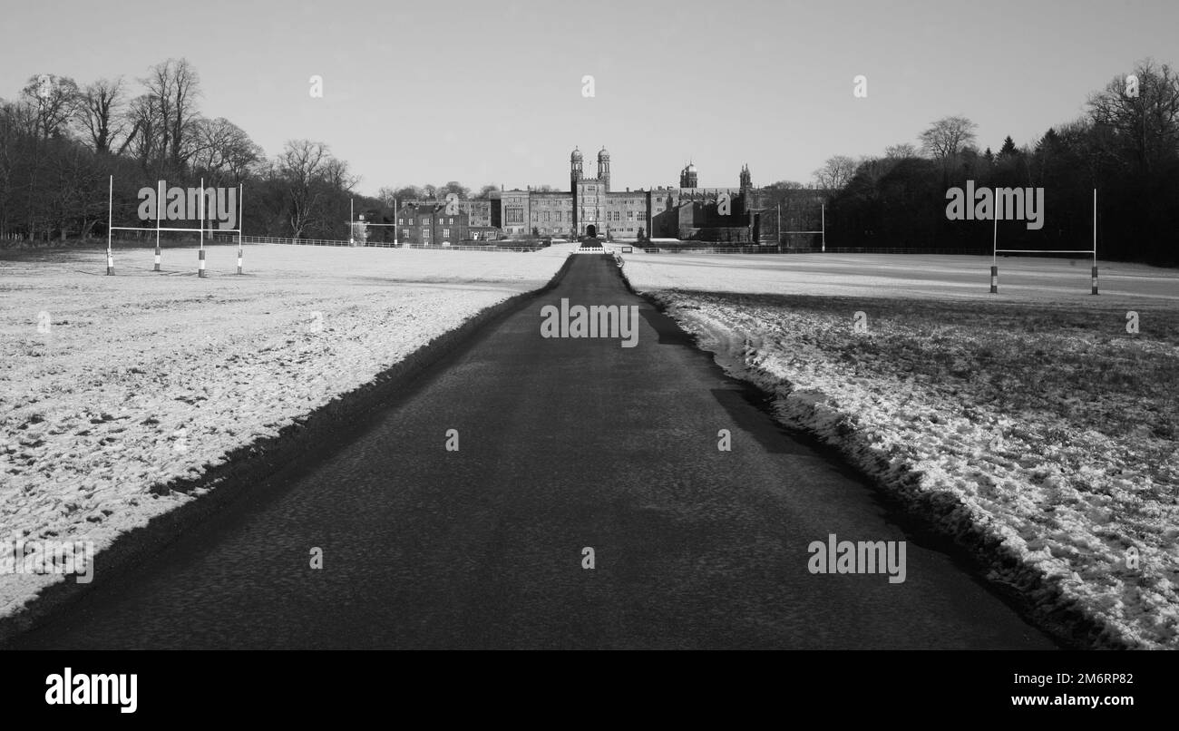 Stonyhurst College, Clitheroe, Lancashire, United Kingdom, Europe Stock ...