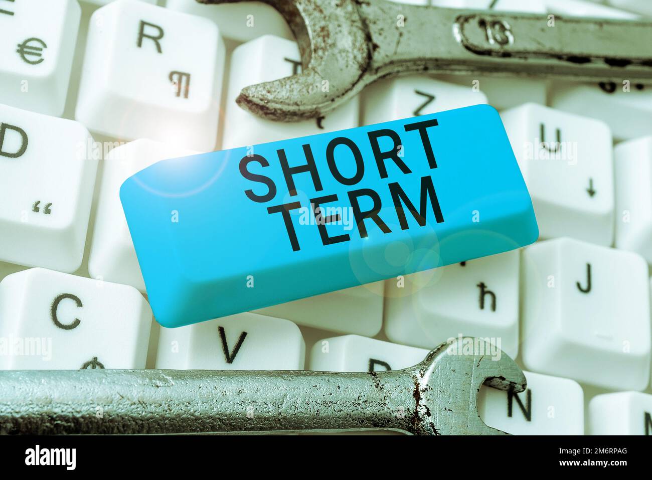 Conceptual caption Short Term. Business showcase occurring over or ...