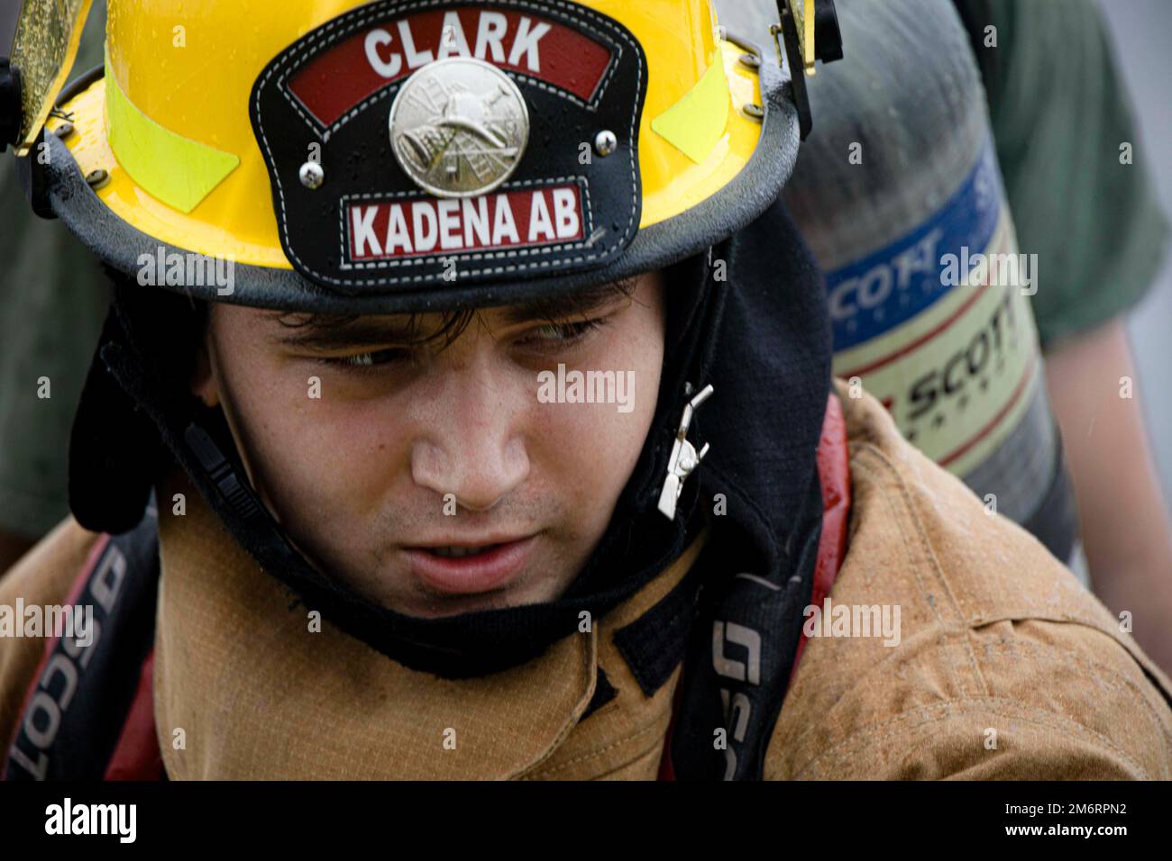 U.S. Air Force Airman 1st Class Cameron Clark, a firefighter originally ...