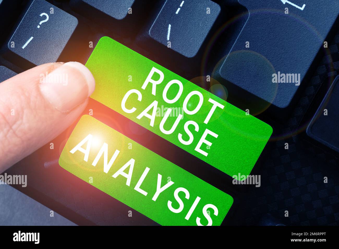 Text sign showing Root Cause Analysis. Business concept Method of ...