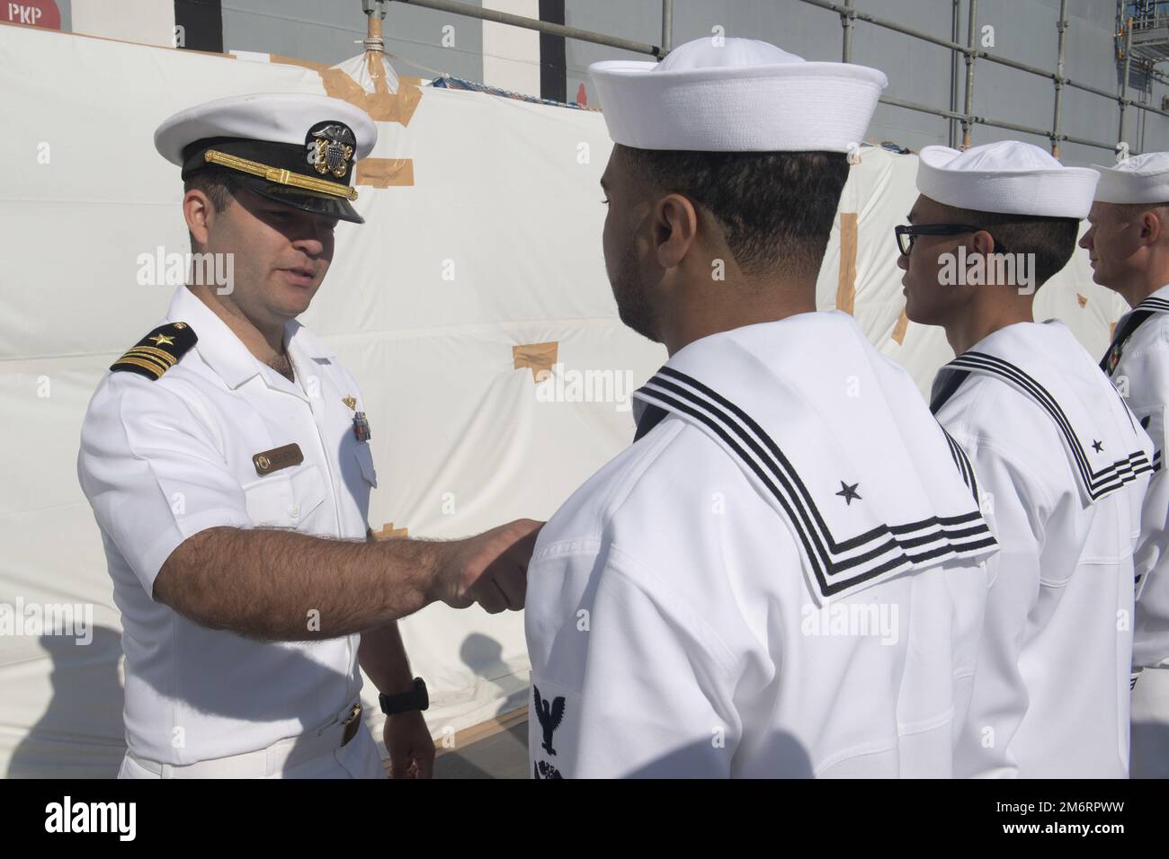 SASEBO, Japan (May 4, 2022) Lieutenant Commander Alex Castillo, from ...