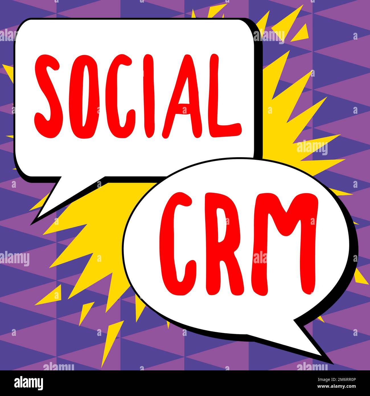 Text sign showing Social Crm. Business idea Customer relationship ...