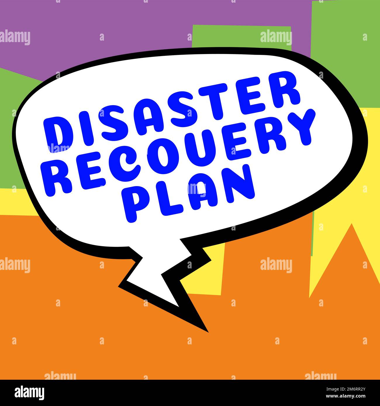 Inspiration showing sign Disaster Recovery Plan. Word Written on having ...