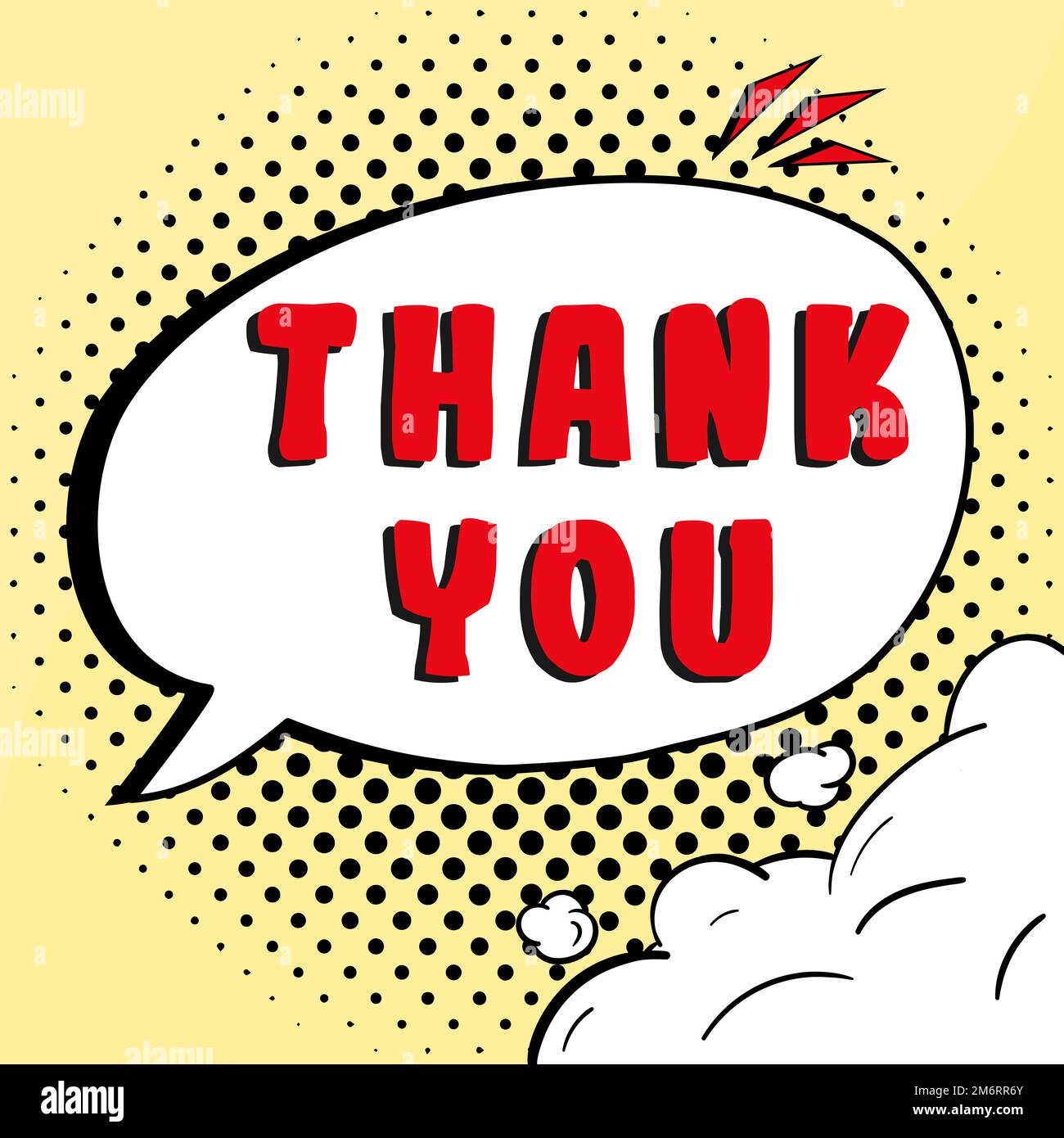 Hand writing sign Thank You. Internet Concept replaying on something ...