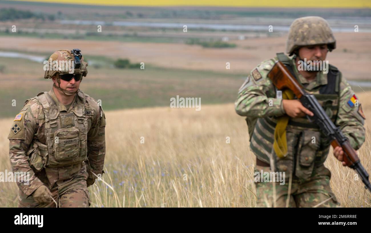 U.S. Army Staff Sgt. Troy Geer, an infantryman assigned to 2nd Cavalry ...
