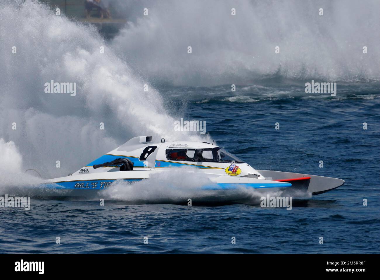 Hydroplane racing on the Saint Lawrence River, Valleyfield, Quebec ...