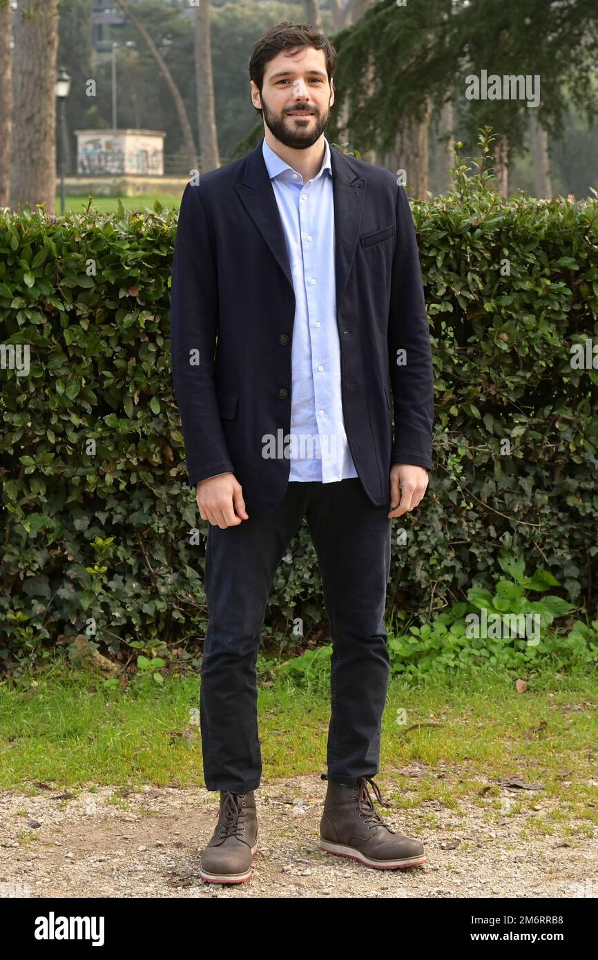 Filippo Scicchitano attends the photocall of Rai series "Le indagini di ...