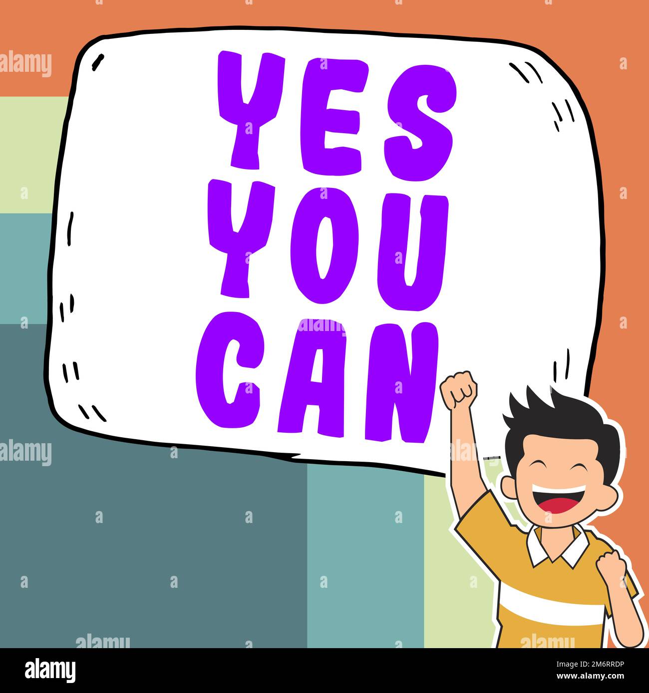 Inspiration showing sign Yes You Can. Concept meaning Positivity ...