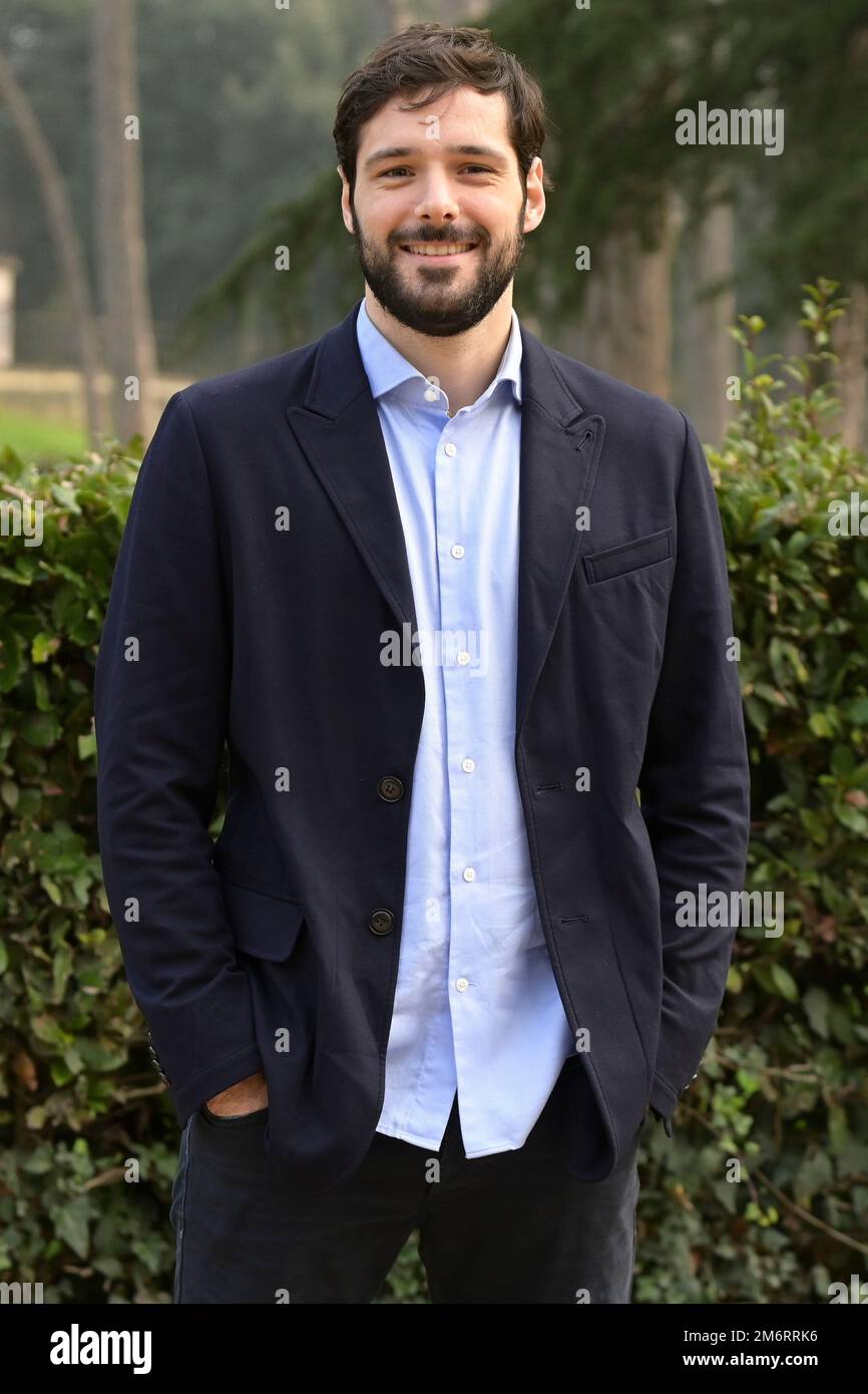 Filippo Scicchitano attends the photocall of Rai series "Le indagini di ...
