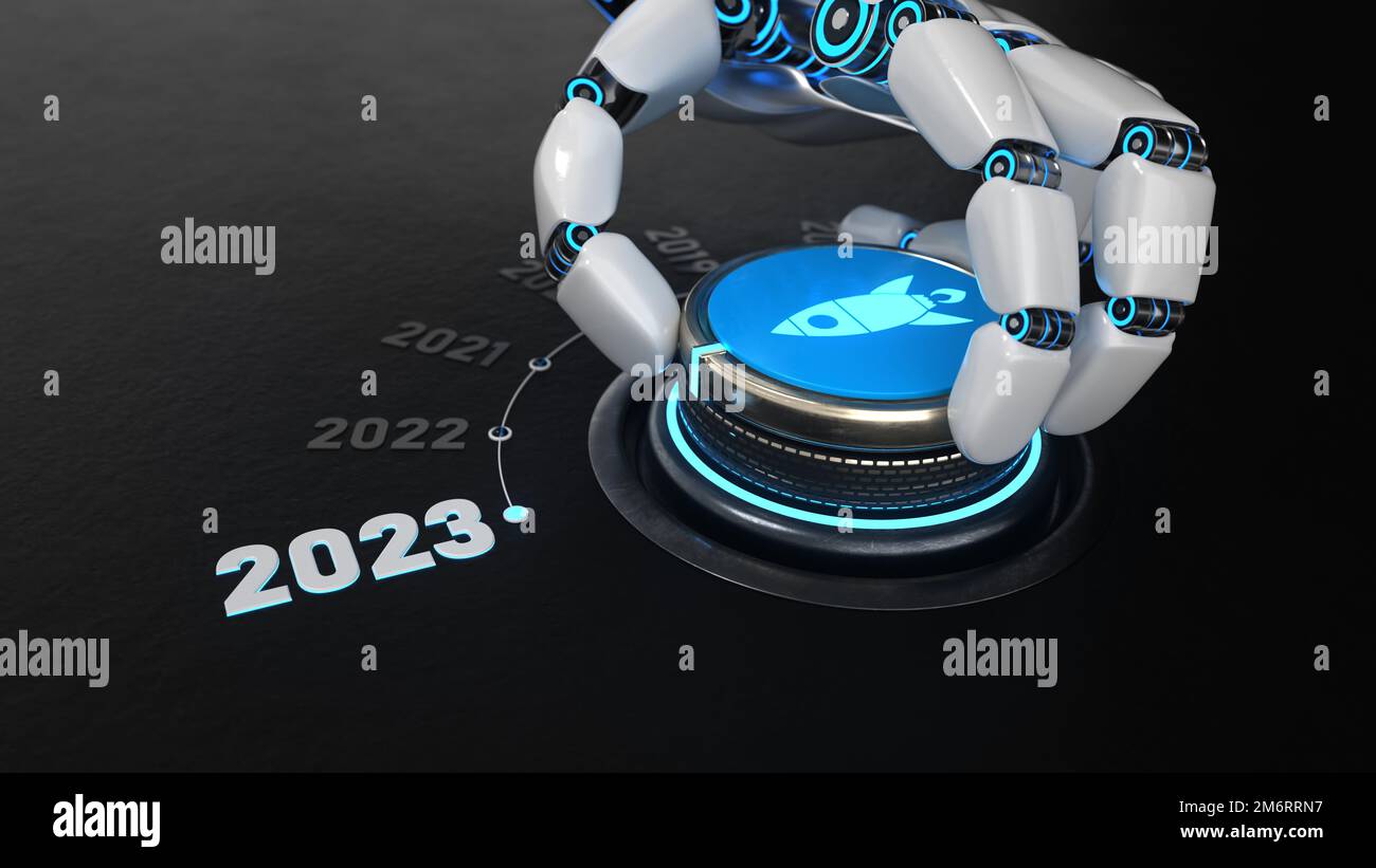 Creating futuristic ai robot hi-res stock photography and images - Alamy