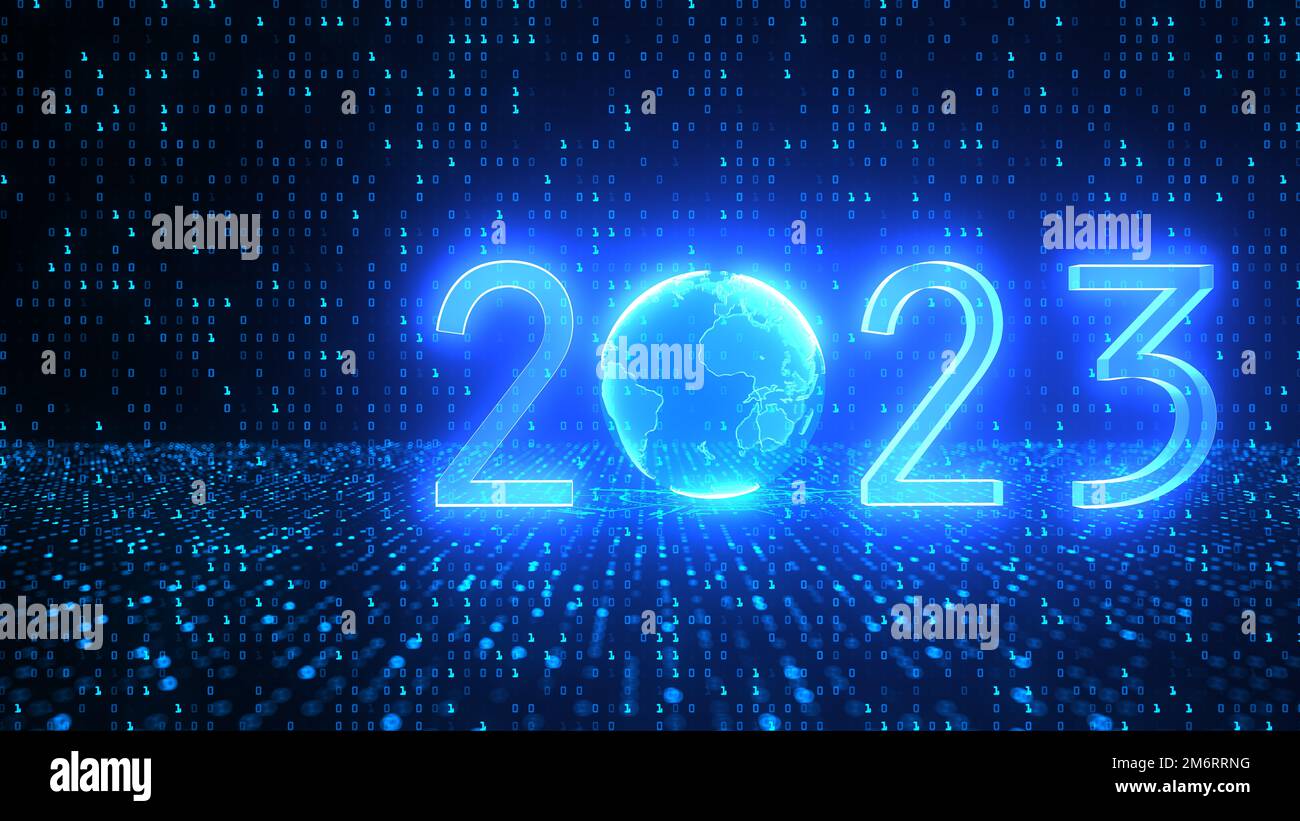Digital World 2023 Stock Photo - Alamy