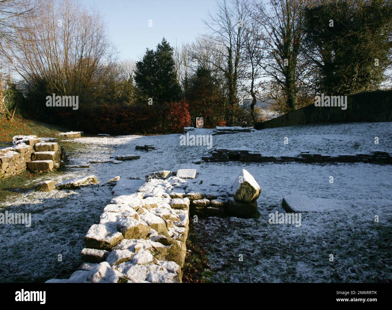 The Roman Bath House at Ribchester, Preston, Lancashire, United Kingdom ...
