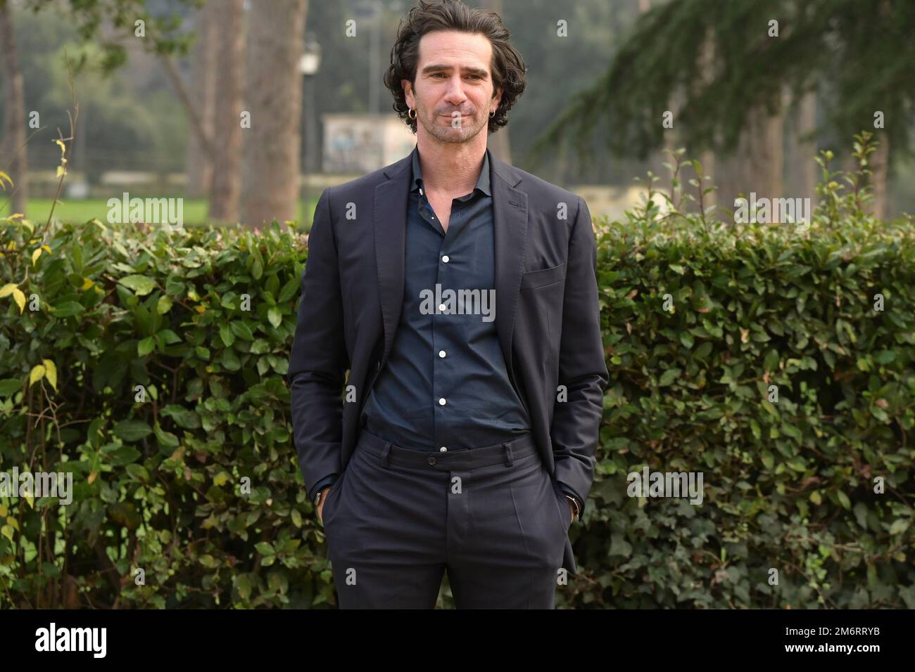 Mario Sgueglia attends the photocall of Rai series "Le indagini di ...