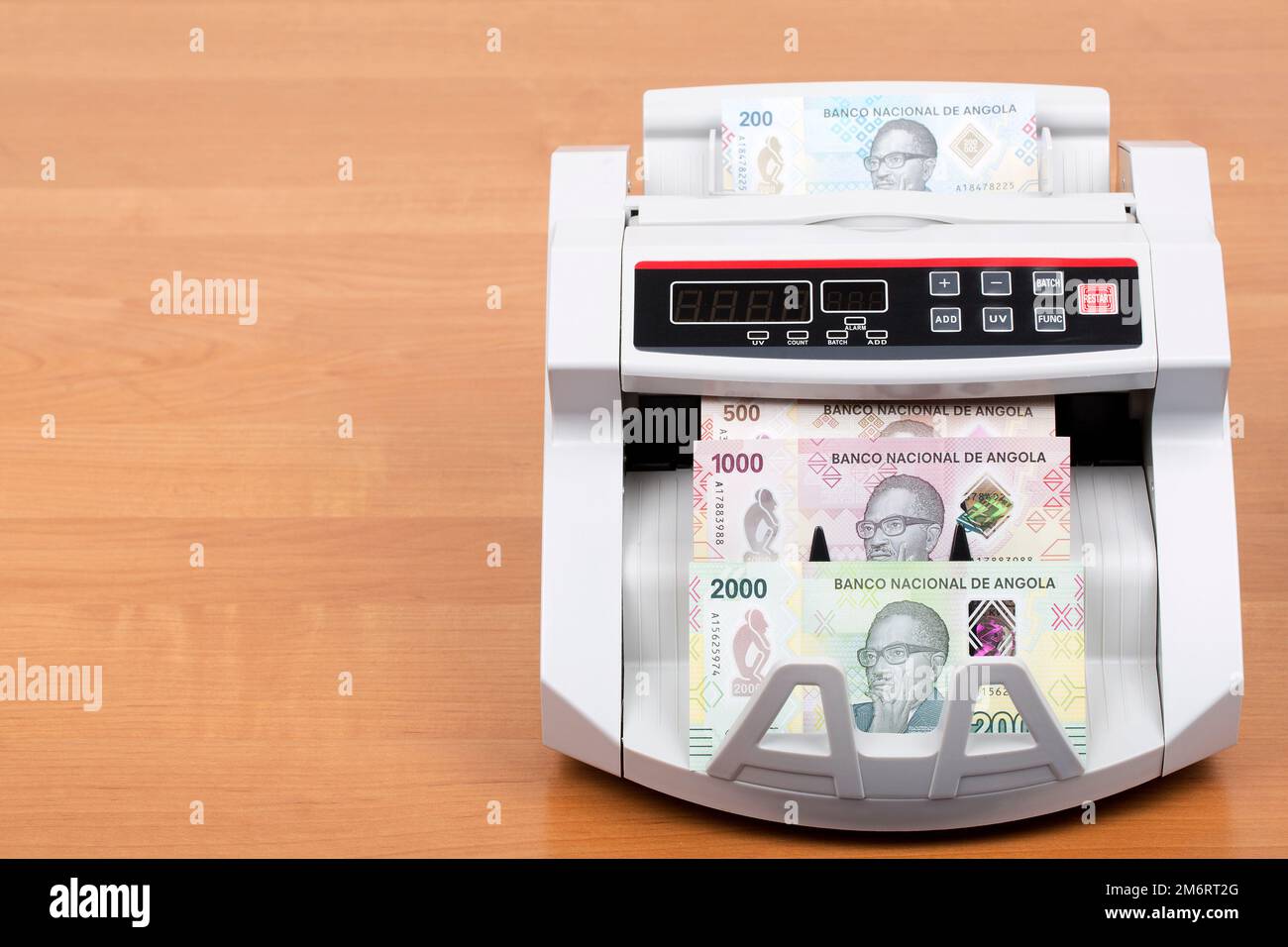 Angolan money - Kwanza a new series of banknotes in the counting ...