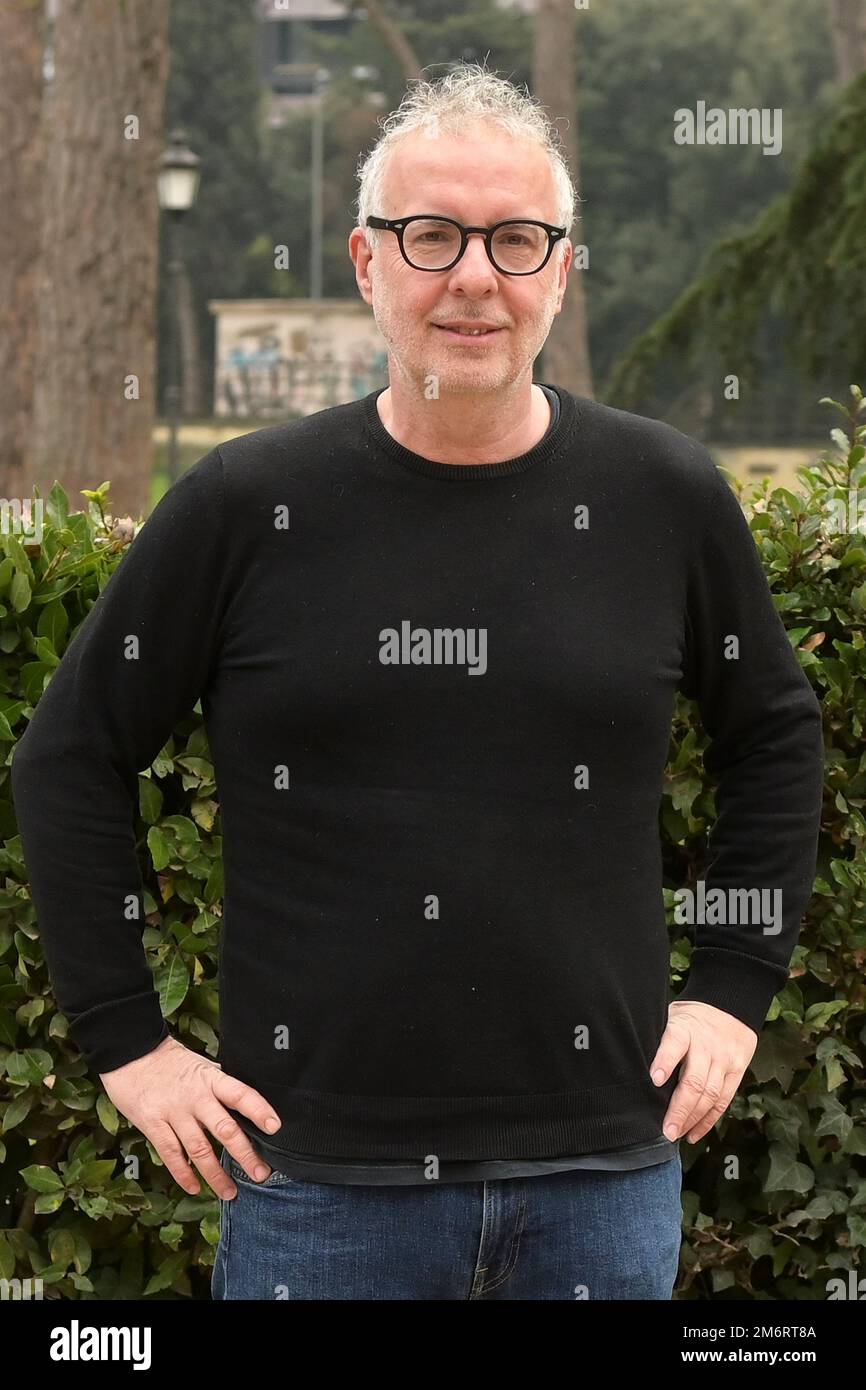 Luca Miniero attends the photocall of Rai series "Le indagini di Lolita ...