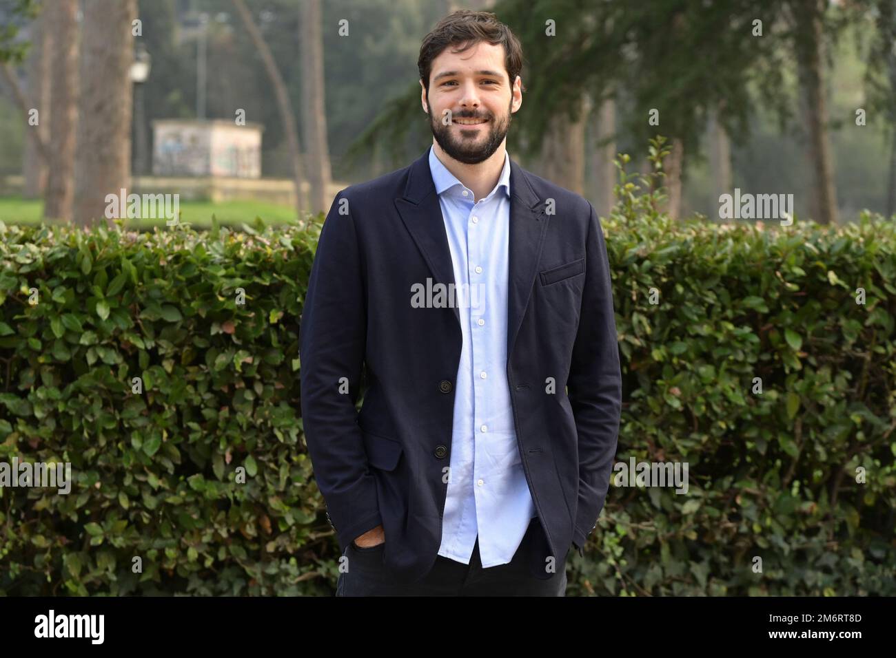 Filippo Scicchitano attends the photocall of Rai series "Le indagini di ...