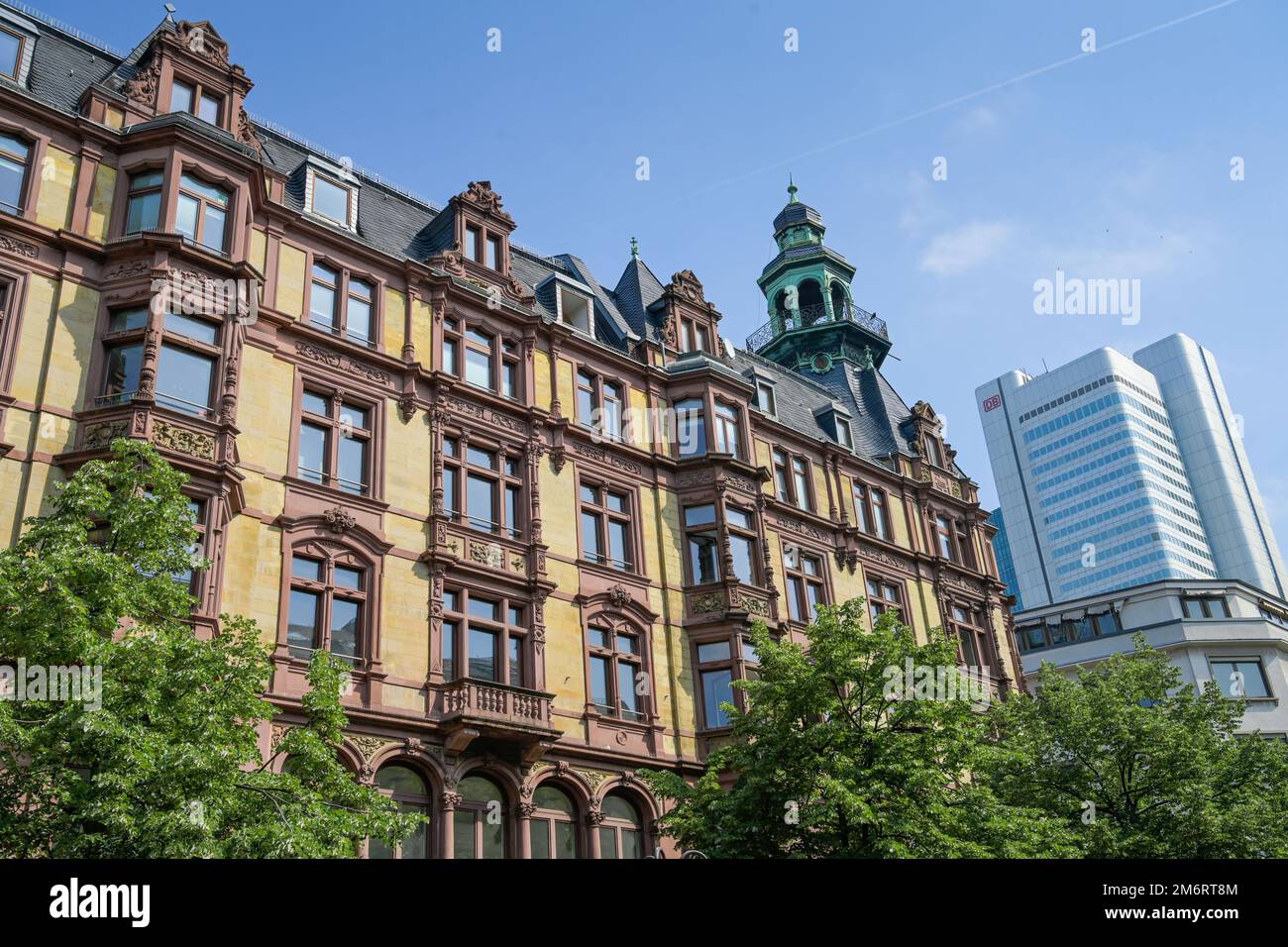 Old buildings, Kaiserstrasse, Frankfurt am Main, Hesse, Germany Stock ...