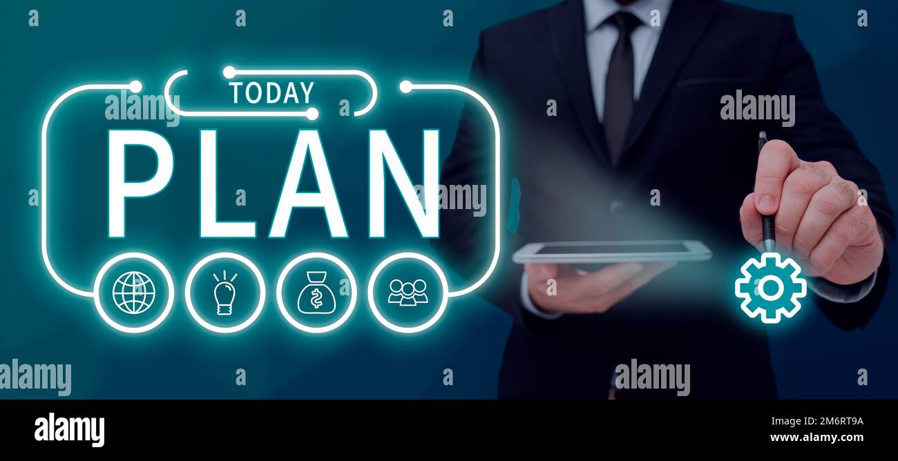 Text showing inspiration Plan. Internet Concept Start of a detailed ...