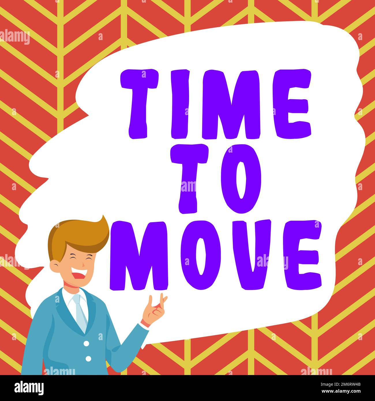 Conceptual display Time To Move. Word for Best period to transfer ...