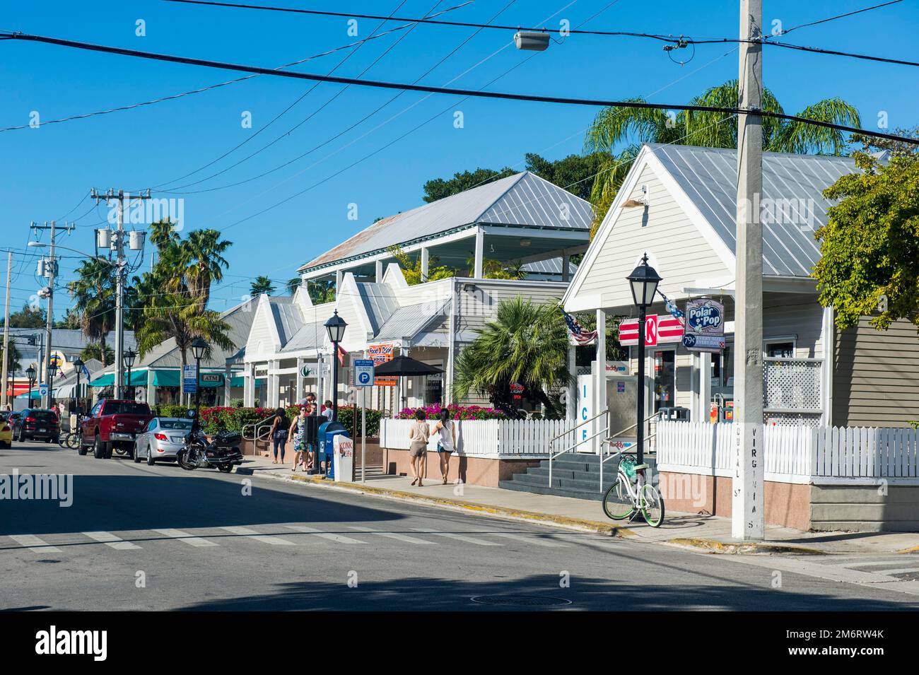Colonial houses on Key West, Florida, USA Stock Photo - Alamy