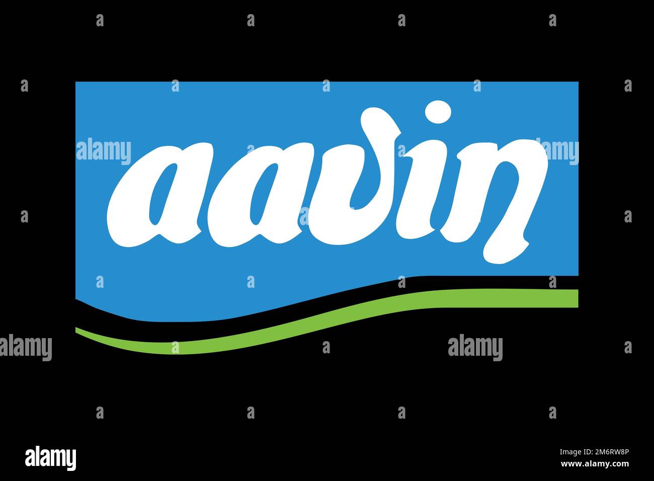 Aavin, Logo, Black background Stock Photo - Alamy