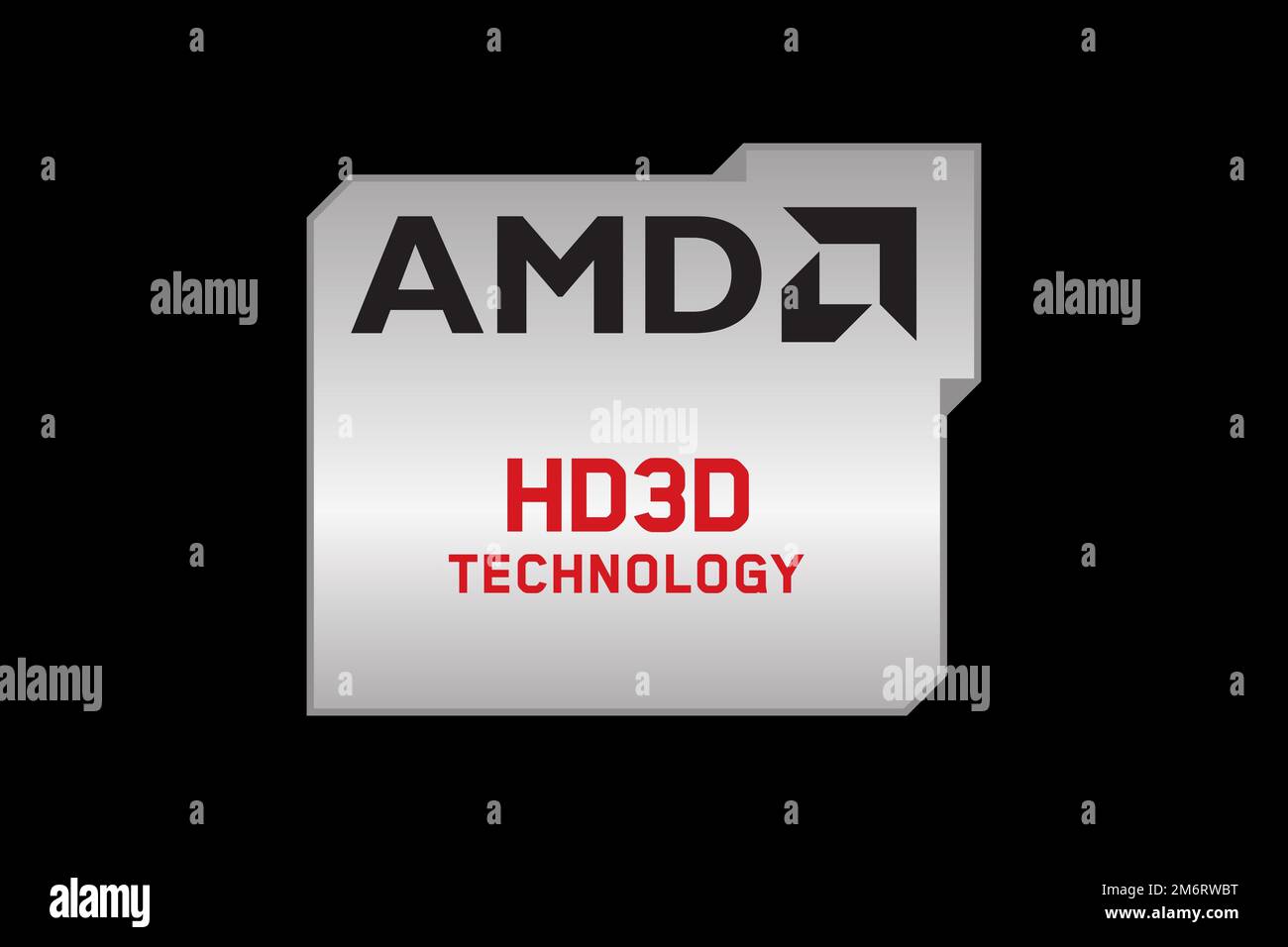 AMD HD3D, Logo, Black background Stock Photo - Alamy