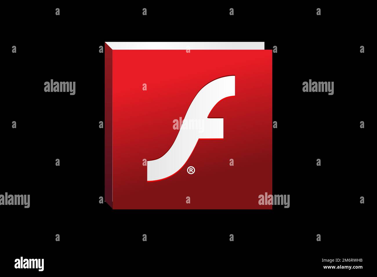 Adobe Flash Lite, Logo, Black background Stock Photo - Alamy