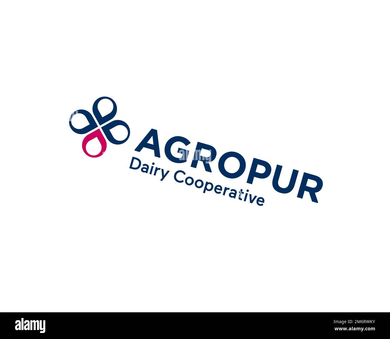 Agropur, rotated logo, white background B Stock Photo - Alamy