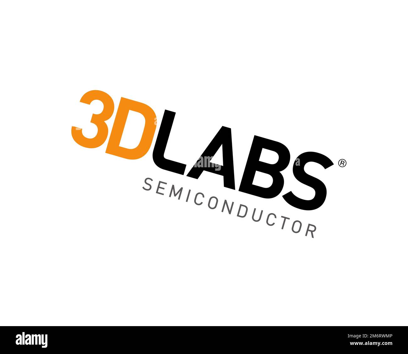 3Dlabs, rotated logo, white background B Stock Photo - Alamy