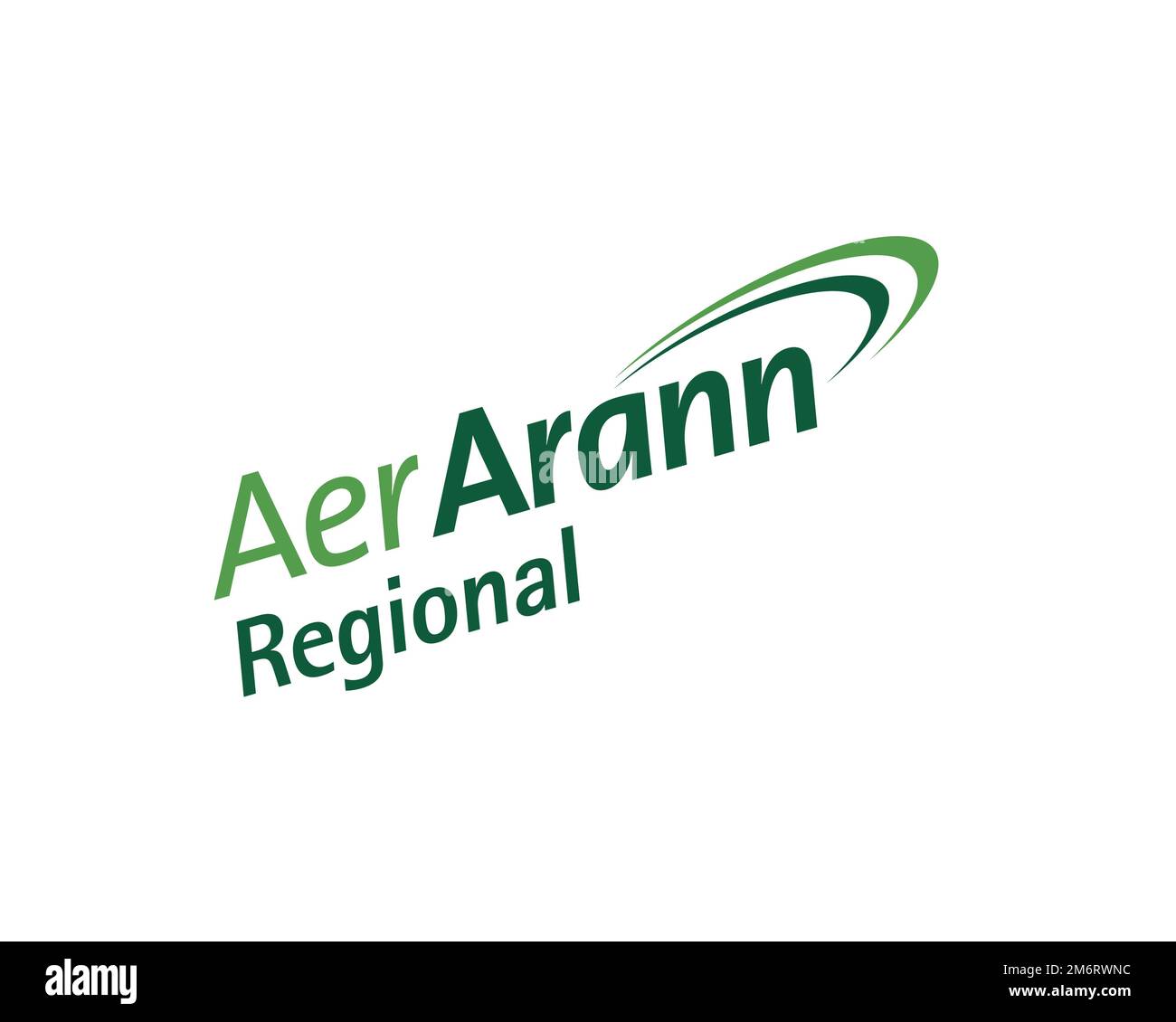 Aer Arann, rotated logo, white background Stock Photo - Alamy