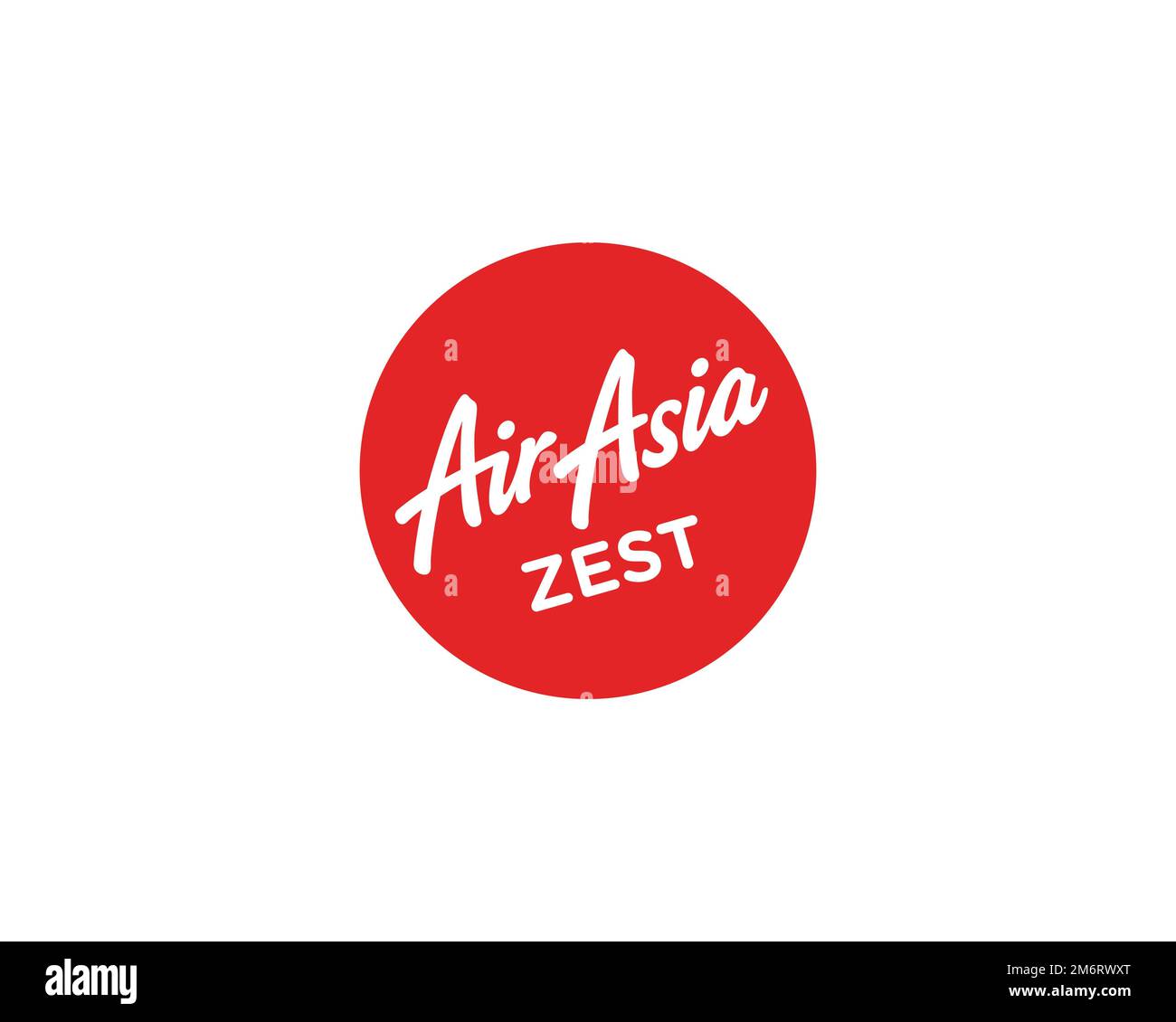 AirAsia Zest, Rotated Logo, White Background Stock Photo - Alamy