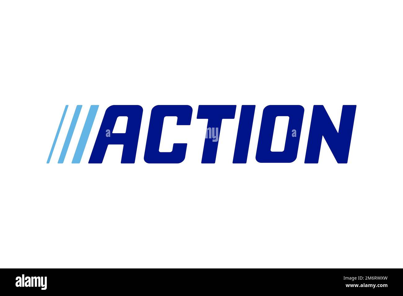 Action store, Logo, White background Stock Photo - Alamy