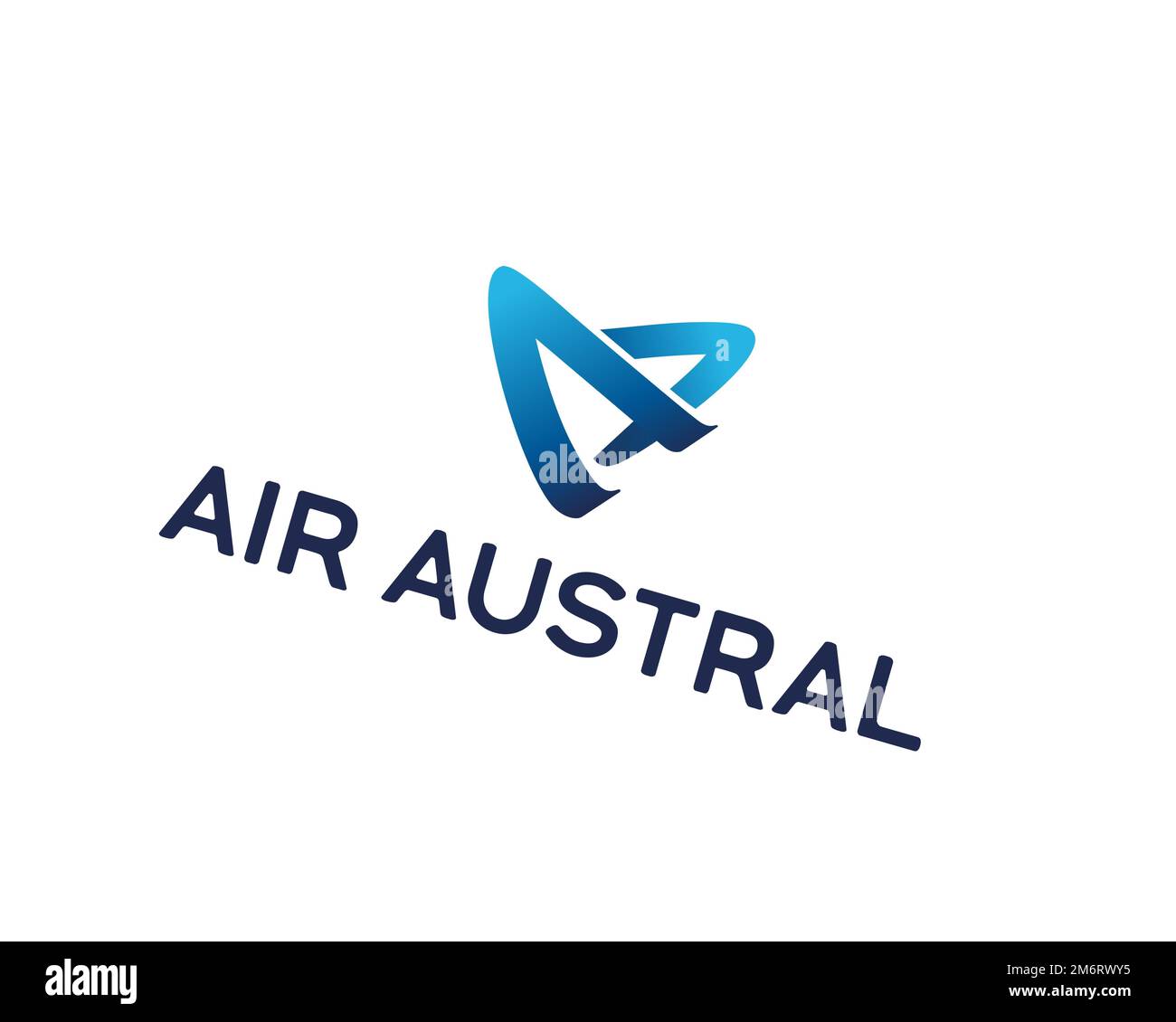 Air Austral, rotated logo, white background B Stock Photo - Alamy