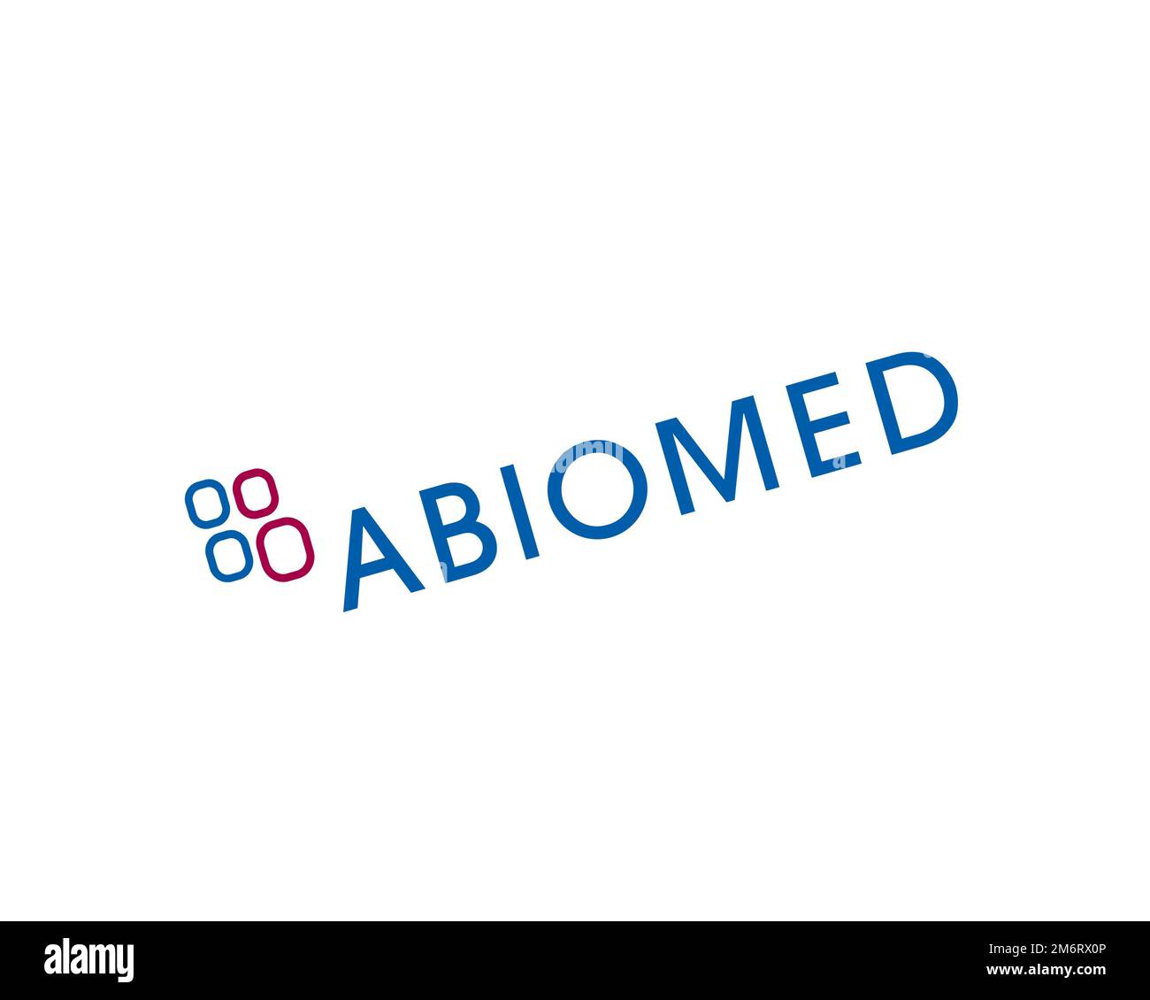 Abiomed, rotated logo, white background Stock Photo - Alamy