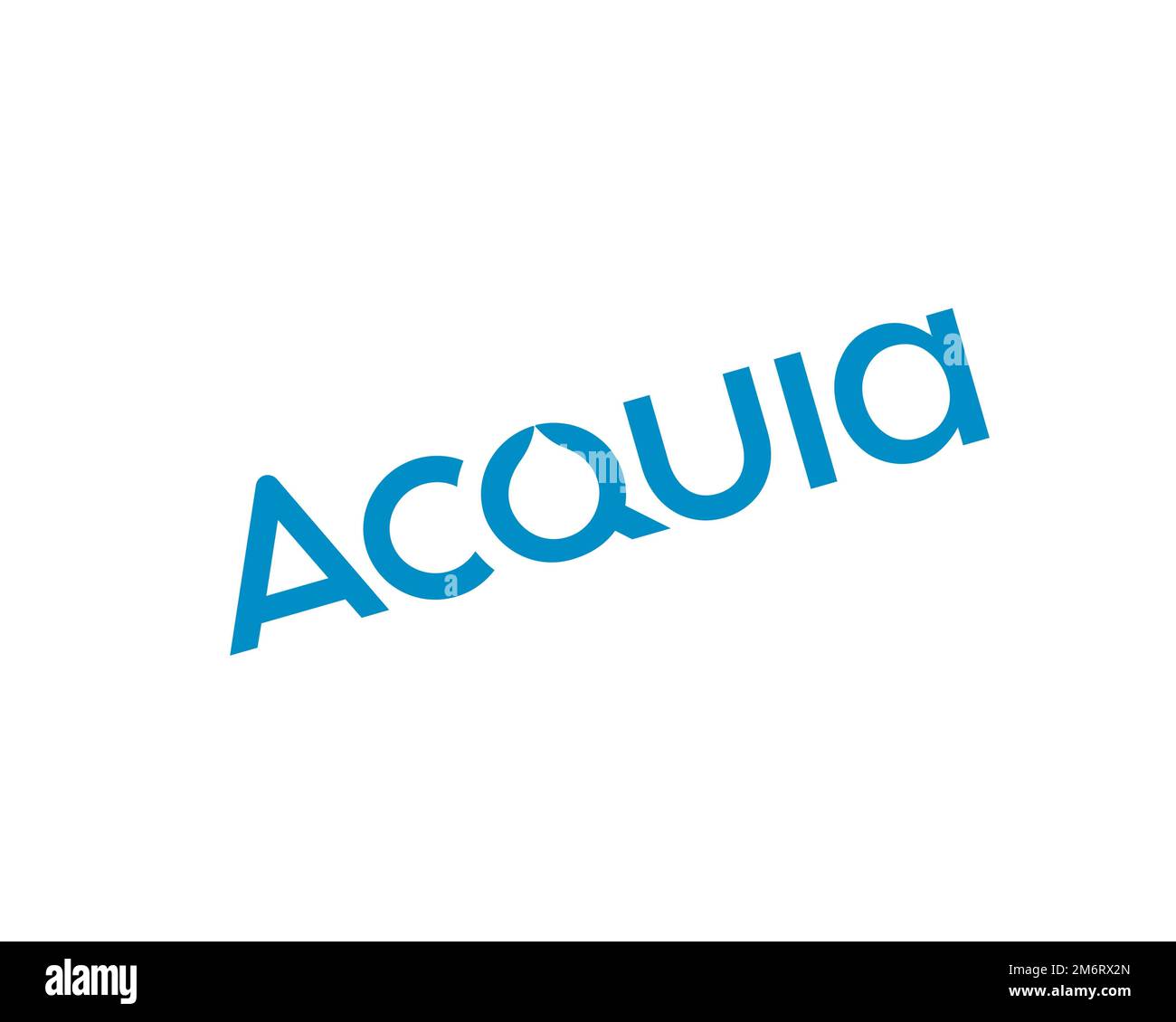 Acquia, rotated logo, white background Stock Photo - Alamy