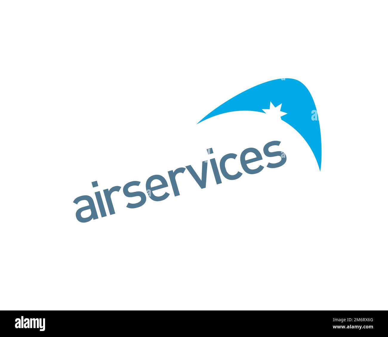Airservices Australia, rotated logo, white background Stock Photo - Alamy