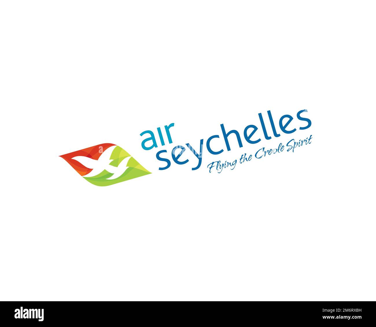 Air Seychelles, Rotated Logo, White Background Stock Photo - Alamy