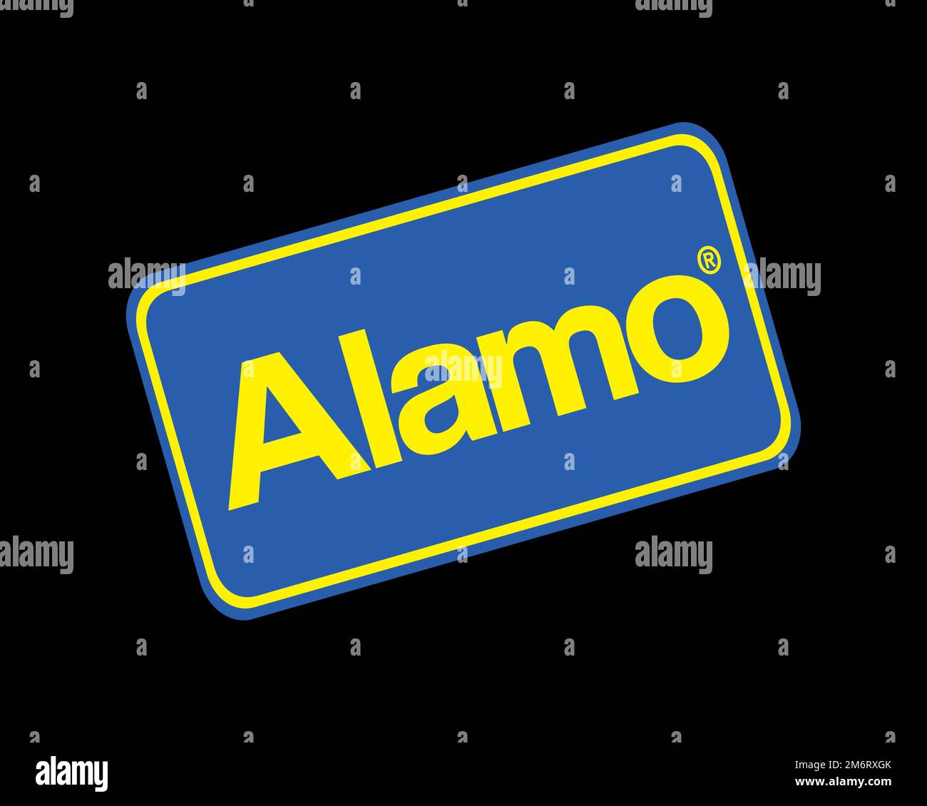 Alamo Rent a Car, Rotated Logo, Black Background Stock Photo - Alamy Alamo Rent a Car, Rotated Logo, Black Background Stock Photo - Alamy