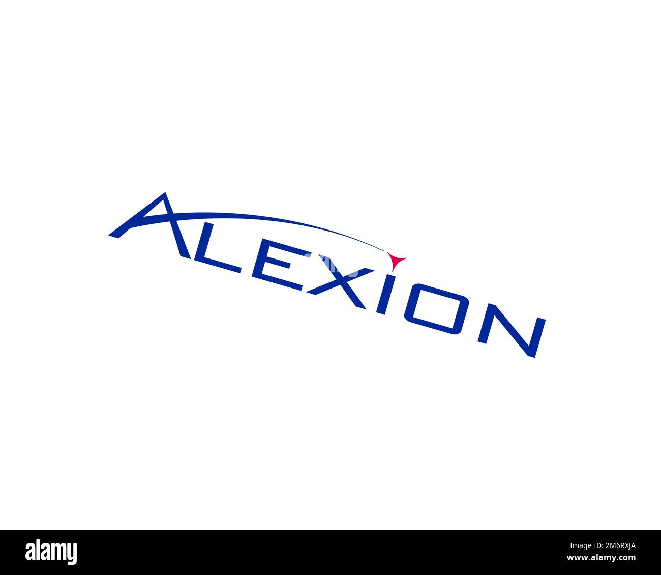 Alexion Pharmaceuticals, rotated logo, white background B Stock Photo ...