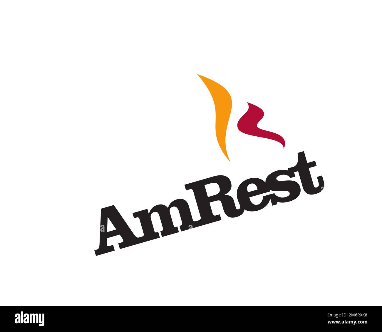 AmRest, rotated logo, white background Stock Photo - Alamy