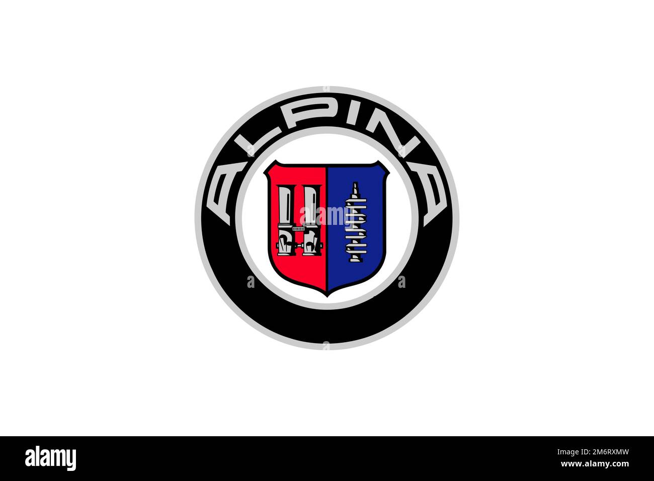 Alpina, Logo, White background Stock Photo - Alamy