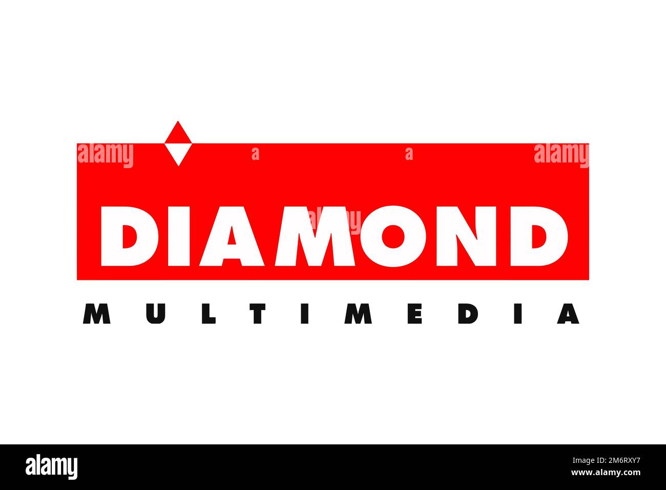 Diamond Multimedia, Logo, White background Stock Photo - Alamy
