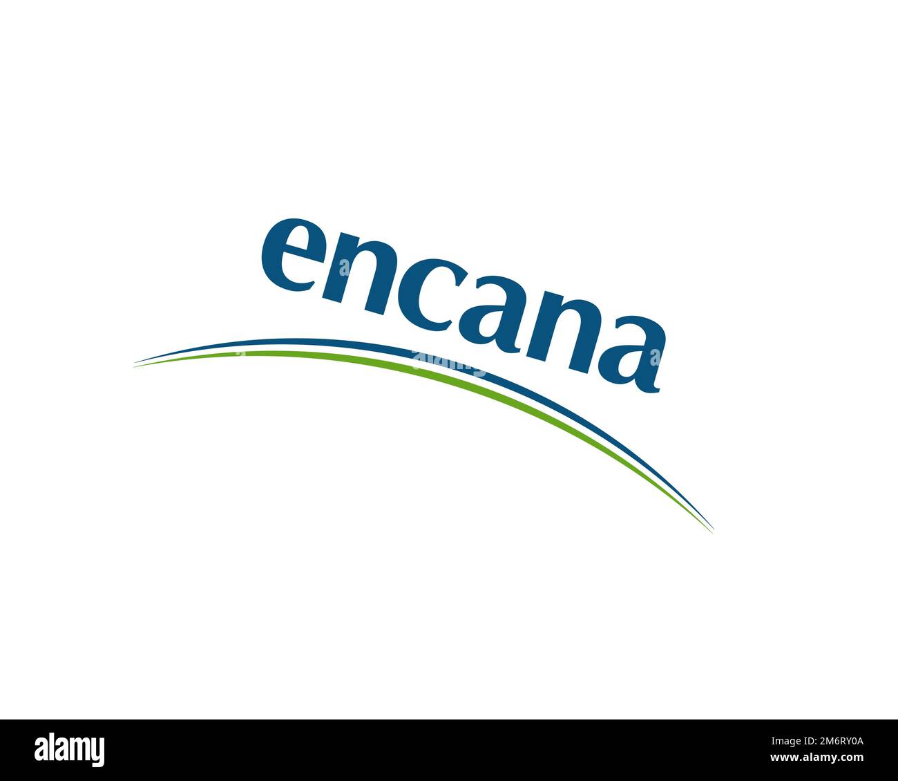 Encana, rotated logo, white background B Stock Photo - Alamy
