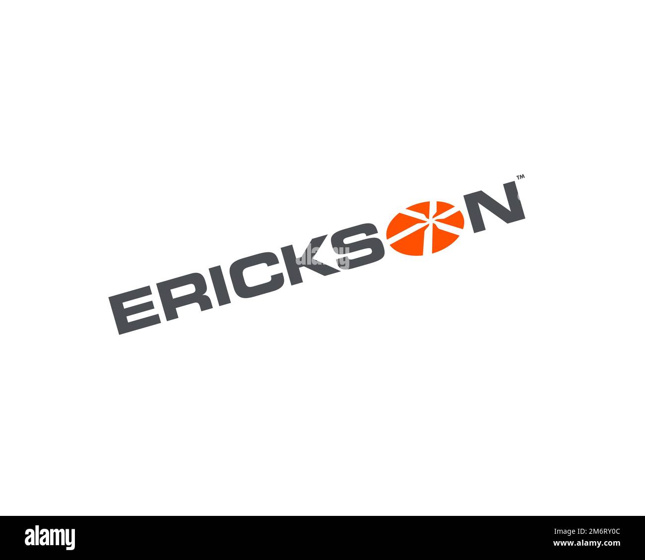 Erickson Inc. rotated logo, white background Stock Photo - Alamy