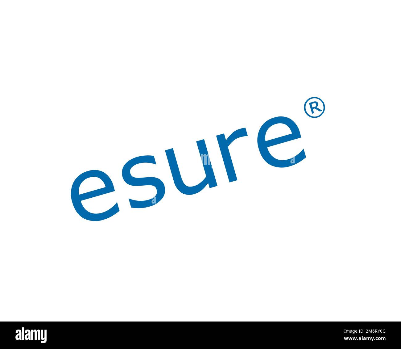 Esure, rotated logo, white background Stock Photo - Alamy