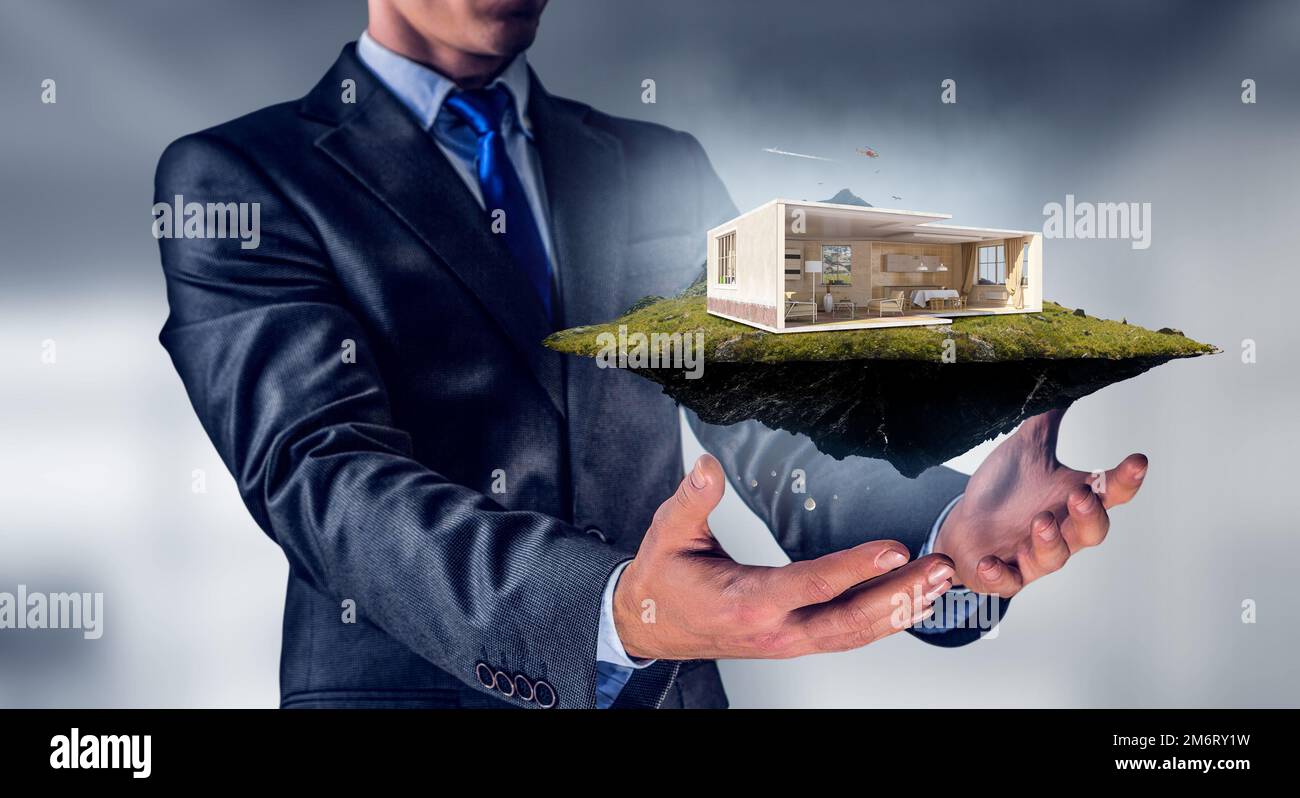 My new development project . Mixed media Stock Photo - Alamy